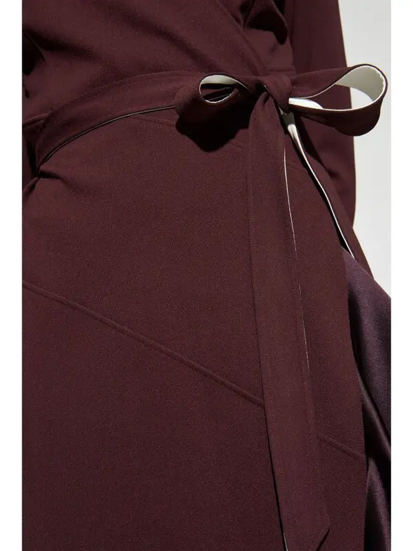 LANVIN Wraparound Midi Dress