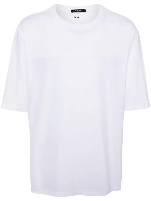 IRO PARIS Panelled Cotton T-shirt - White