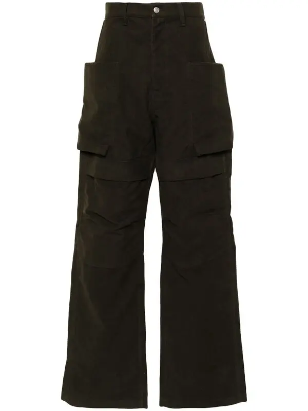 Rick Owens Stefan Cotton Cargo Trousers - Green