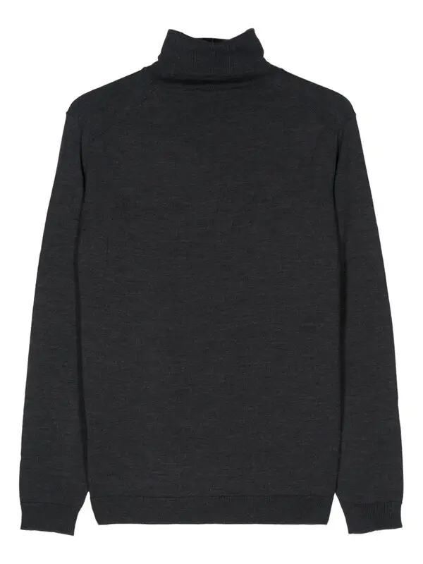 NUUR Roll-neck Merino Jumper - Grey