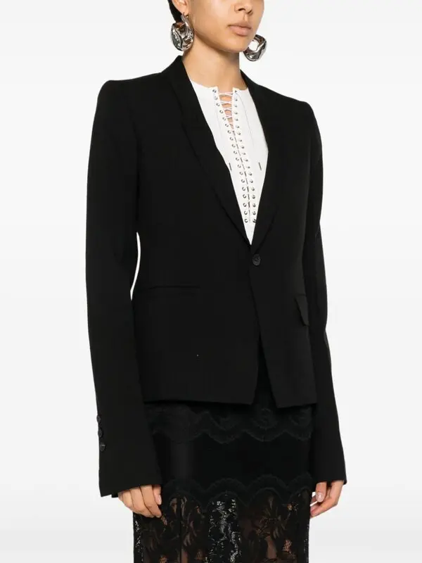 Rick Owens Grain De Poudre Blazer