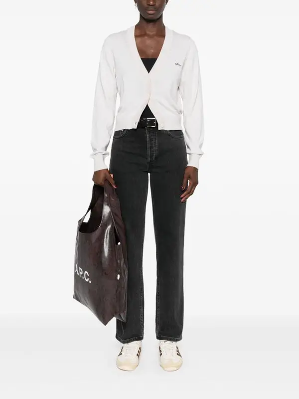 A.p.c. Berenice Logo-embroidered Cardigan