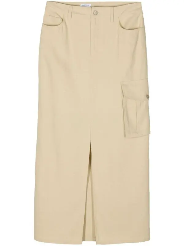 Filippa K Crepe Cargo Skirt - Beige
