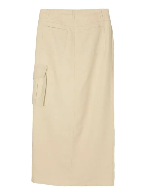 Filippa K Crepe Cargo Skirt - Beige