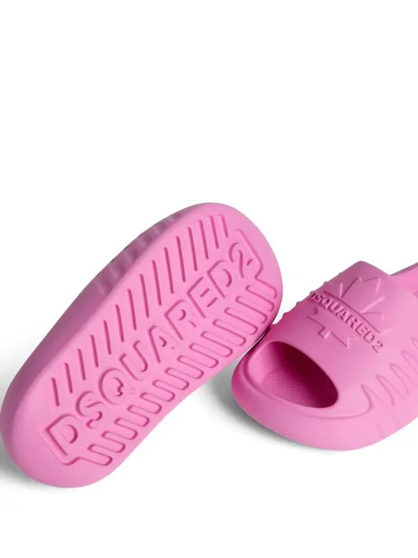 Dsquared2 Rubber Slides - Pink