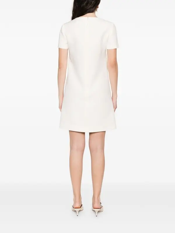 Valentino Garavani Wool And Silk Blend Short Dress