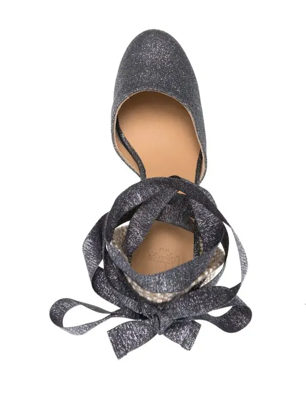 CastaÑer Carina Raffia Wedge Espadrilles - Grey