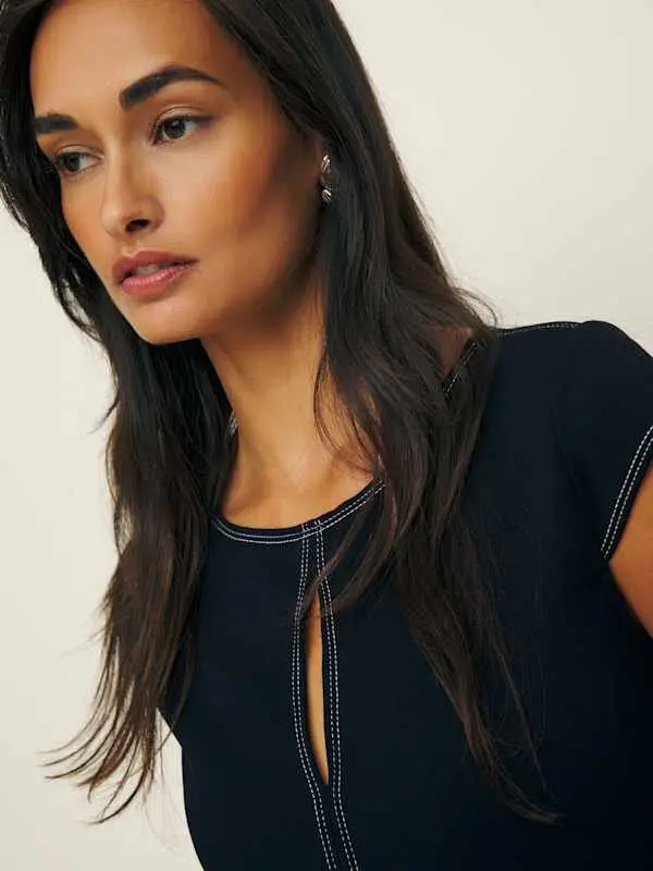 REFORMATION Carsyn Knit Mini Dress