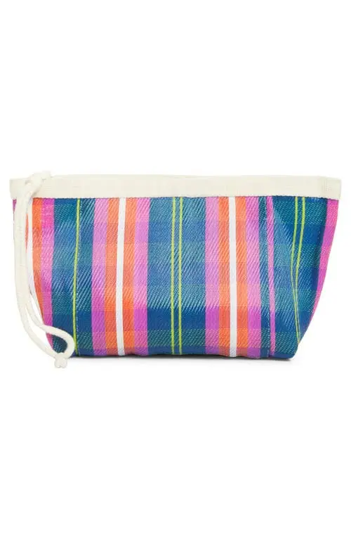 Isabel Marant Étoile Powden Stripe Nylon Pouch - Navy/orange