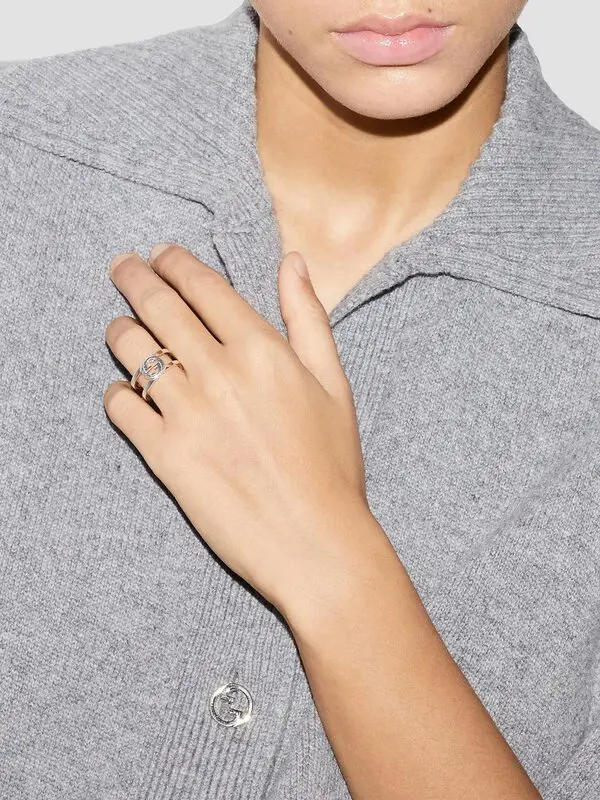 Gucci Interlocking G Sterling Ring
