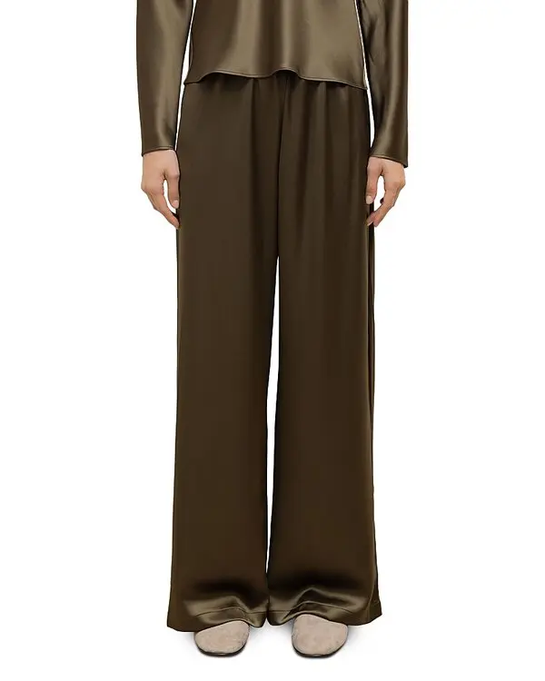 LESET Barb Wide-leg Pants - Olive