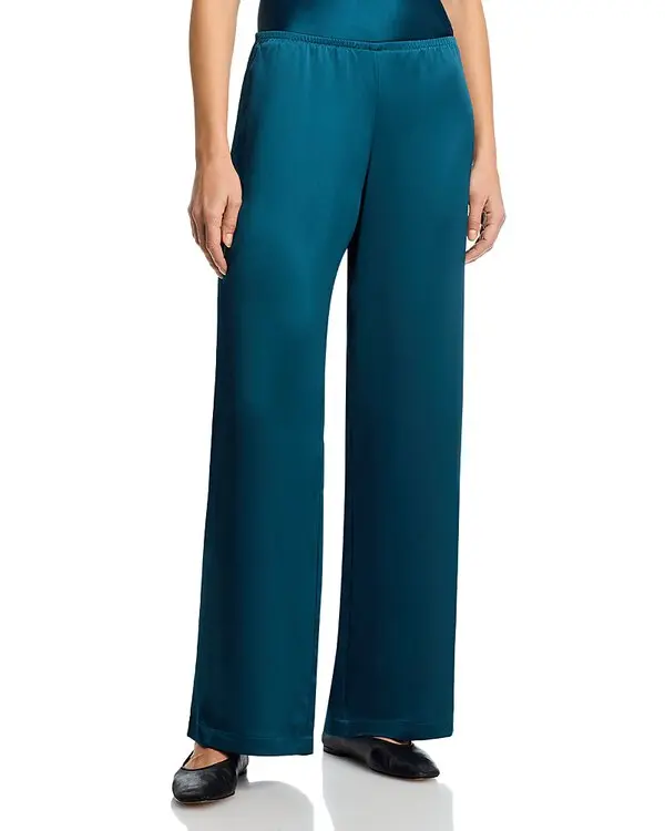 LESET Barb Wide Leg Trousers - Pacific