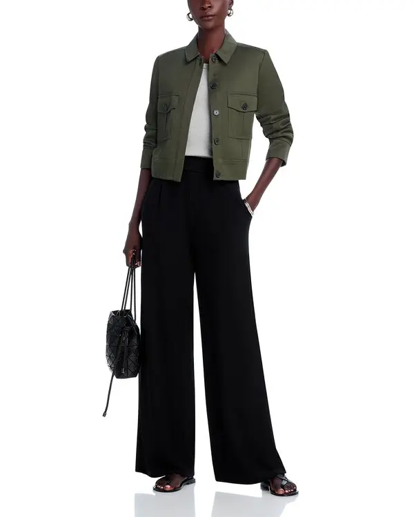 LESET Lauren Wide-leg Pants - Black