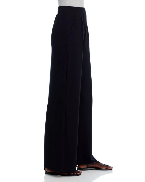 LESET Lauren Wide-leg Pants - Black