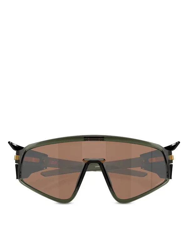 Oakley 135mm Rectangular Sunglasses - Green/brown Solid
