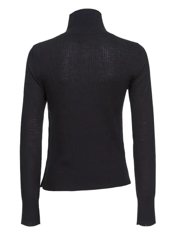 Pinko Knitted Wool Pullover - Black