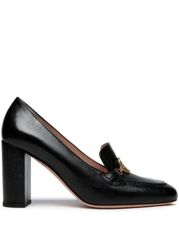 Bally 10mm Emblem Pumps - Black