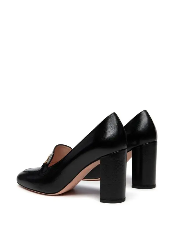 Bally 10mm Emblem Pumps - Black