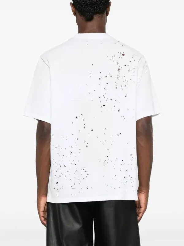 Amiri Shotgun Cotton T-shirt - White