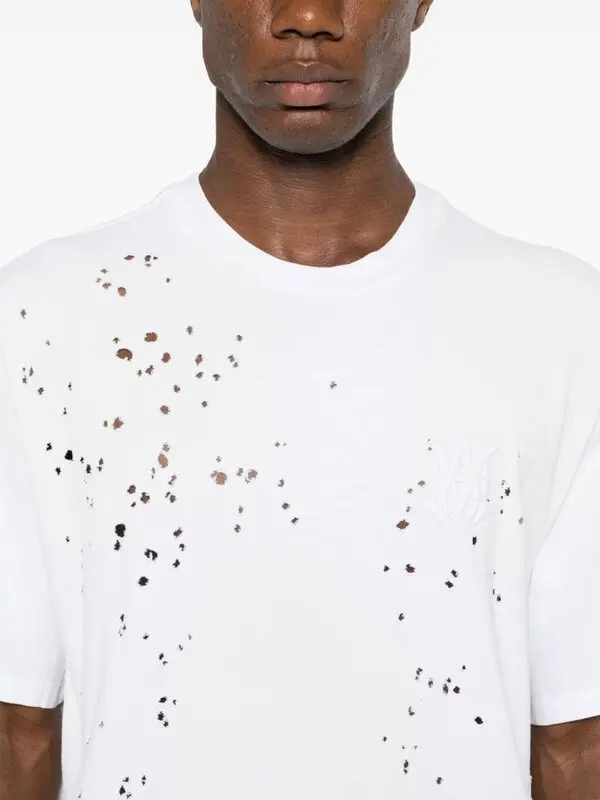 Amiri Shotgun Cotton T-shirt - White