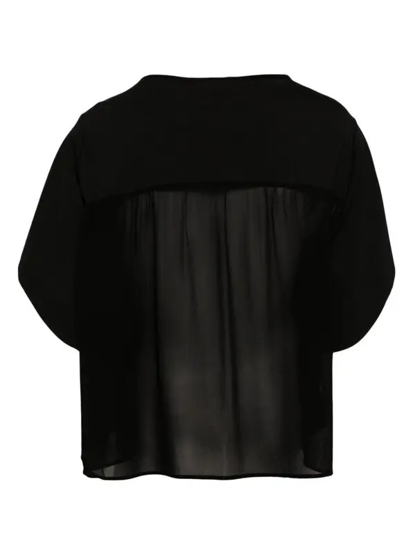 Transit Boat-neck Short-sleeved T-shirt