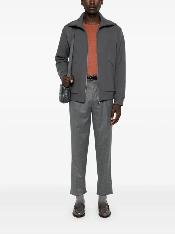 Zegna Slim-cut Wool Trousers