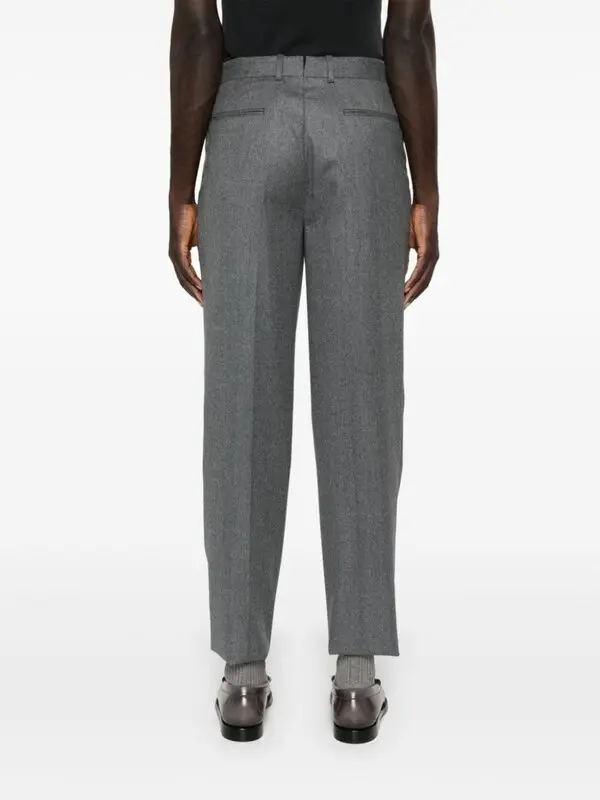 Zegna Slim-cut Wool Trousers