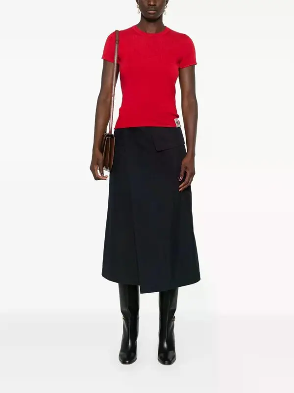 Bally Logo-patch Cashmere T-shirt