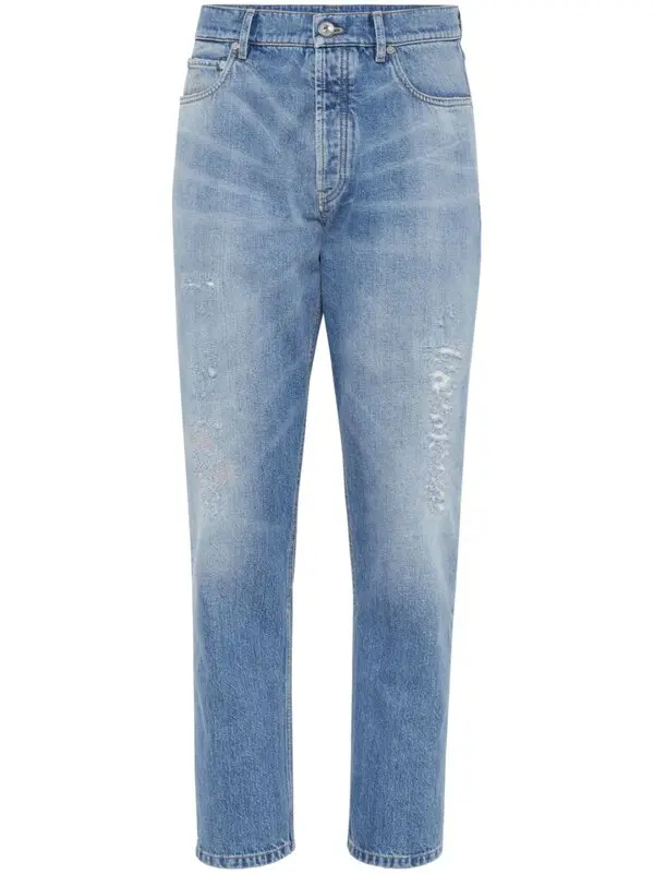 Brunello Cucinelli Mid-rise Slim-fit Jeans