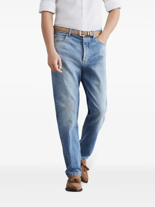 Brunello Cucinelli Mid-rise Slim-fit Jeans
