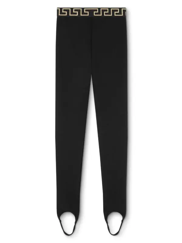 Versace Greca Border Stirrup Leggings