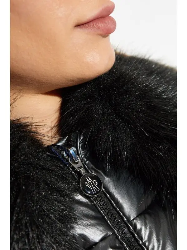 Moncler Anse Shearling-collar Down Vest