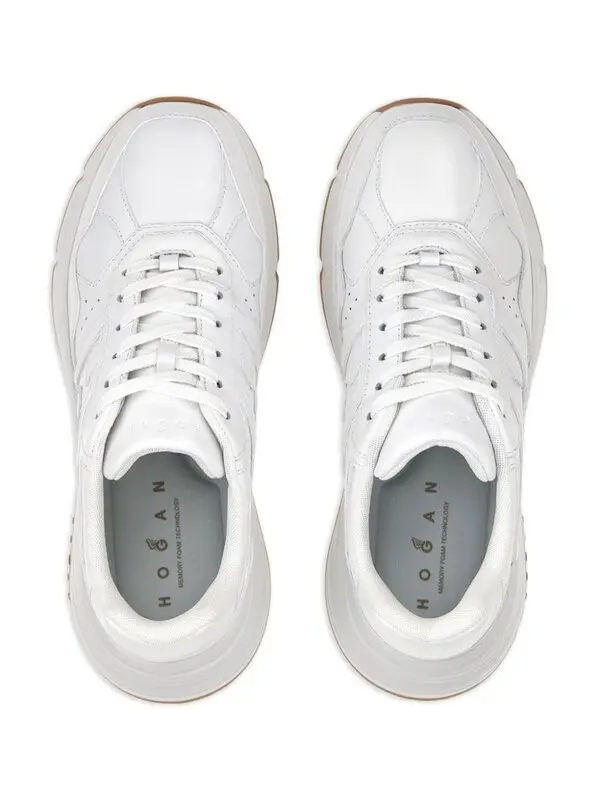 Hogan Panelled Leather Sneakers