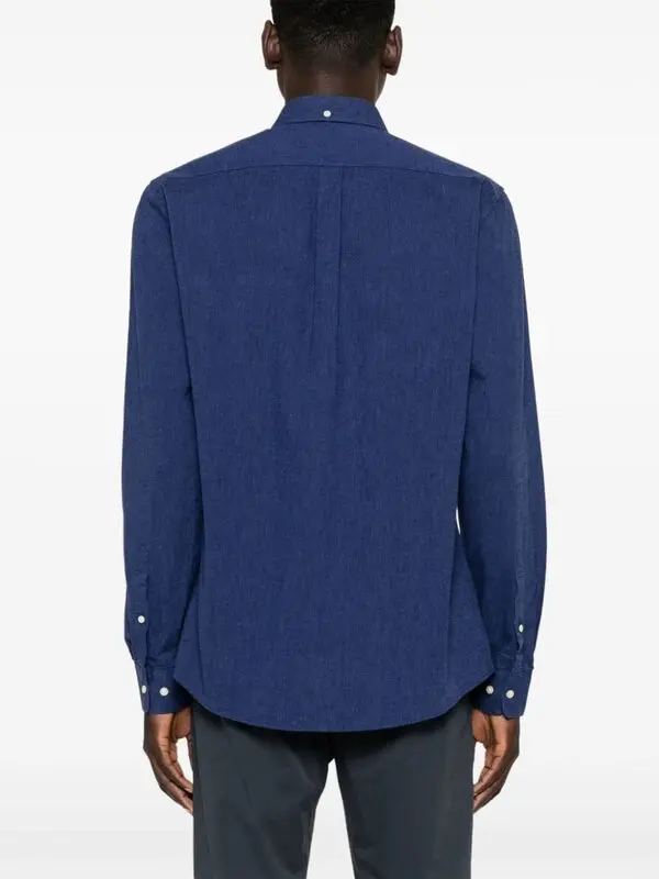 Barbour Chest-pocket Linen-blend Shirt