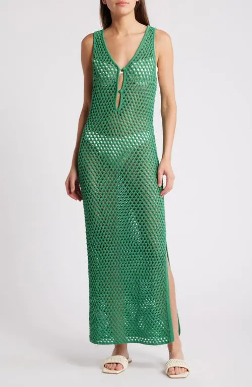 chinese dress ladies Ripe Mango Halter Maxi Dress Green
