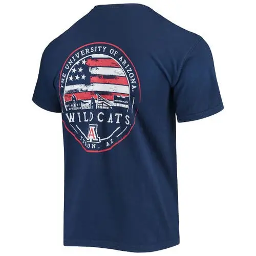 IMAGE ONE Arizona Wildcats Campus Americana T-shirt