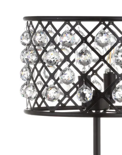 JONATHAN Y Gabrielle Metal/crystal Led Table Lamp