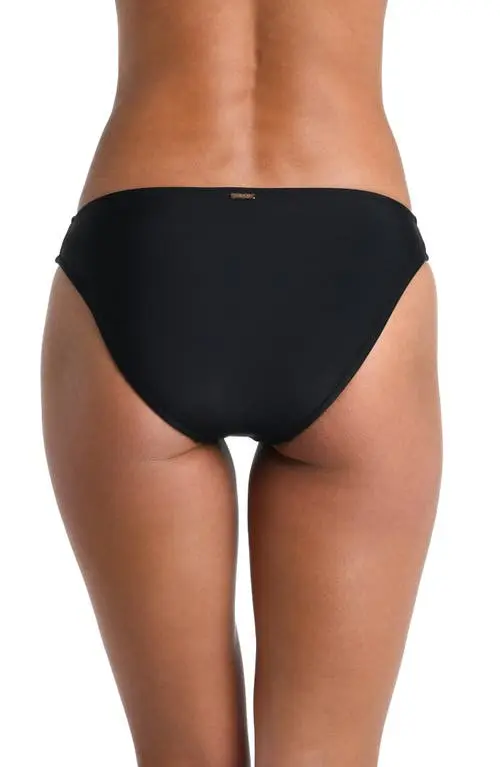 L'Agence Nicole Classic Bikini Bottom - Black