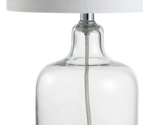 JONATHAN Y Gemma Glass Bell Led Table Lamp