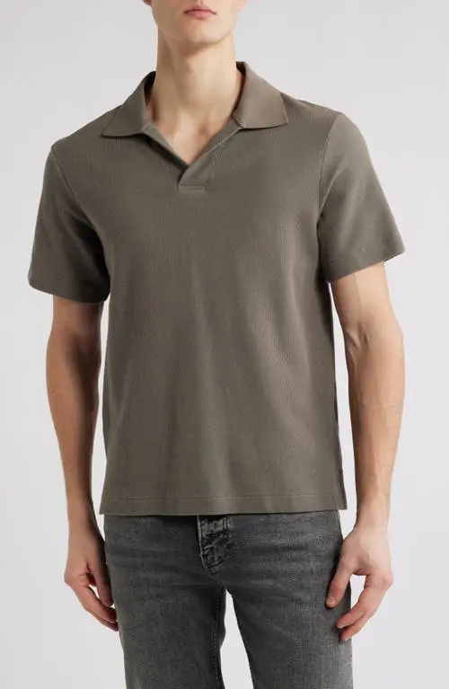 FRAME Jacquard Polo - Dark Sage