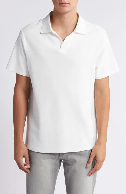 FRAME Jacquard Polo - Off White