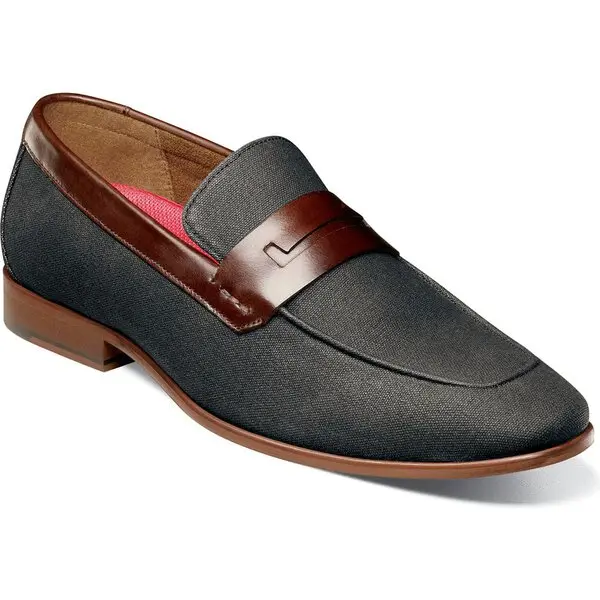 STACY ADAMS Gill Saddle Loafer - Black Multi