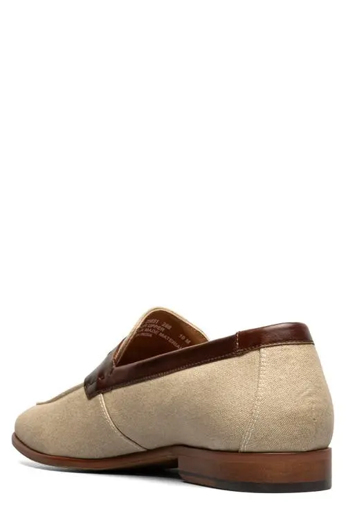 STACY ADAMS Gill Saddle Loafer - Sand Multi