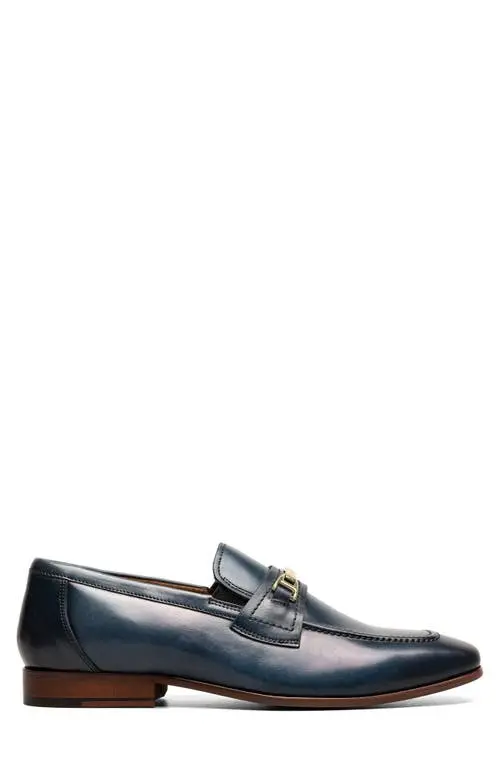 STACY ADAMS Glendon Moc Toe Loafer - Blue