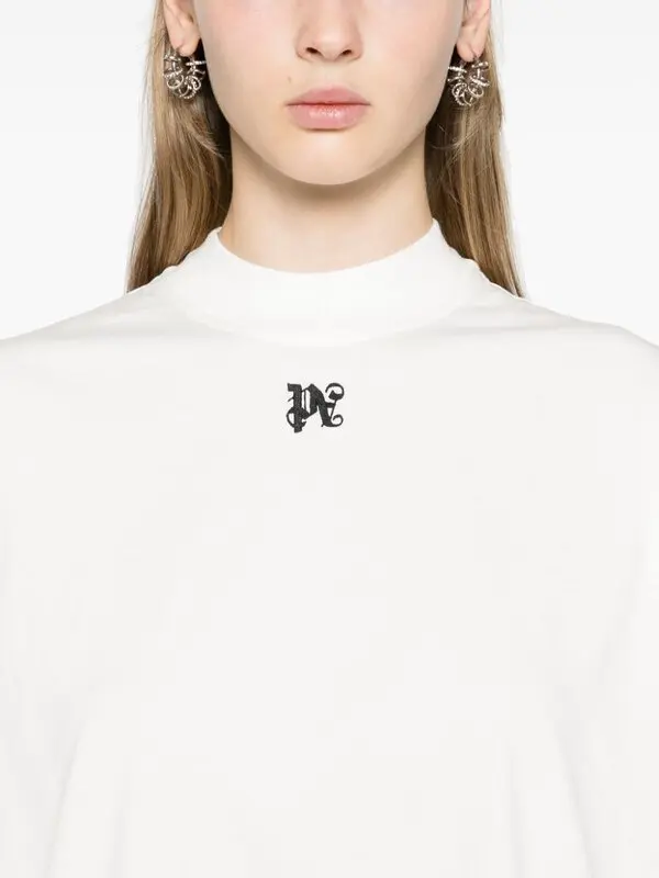 Palm Angels Wings-print T-shirt - White