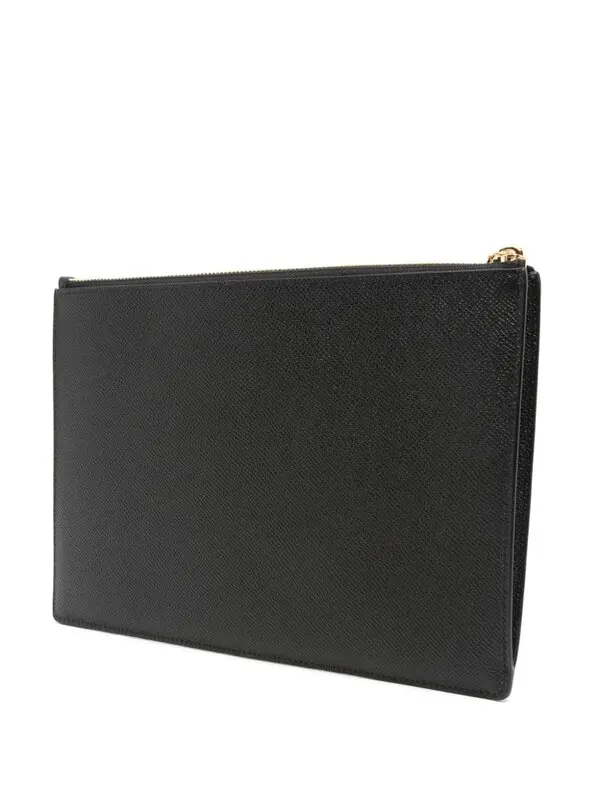 FERRAGAMO Gancini Leather Wristlet