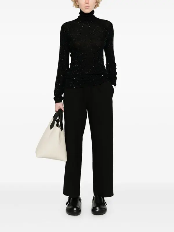 Fabiana Filippi Roll-neck Sweater - Black