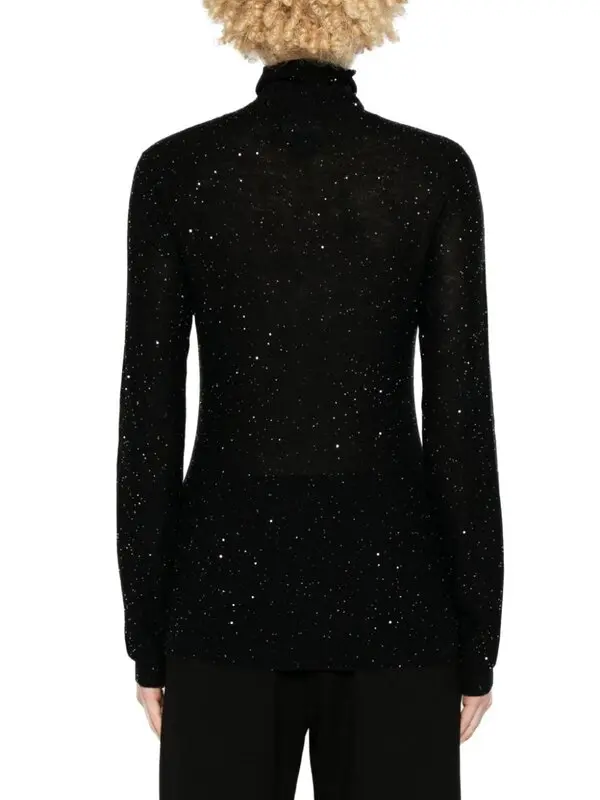 Fabiana Filippi Roll-neck Sweater - Black