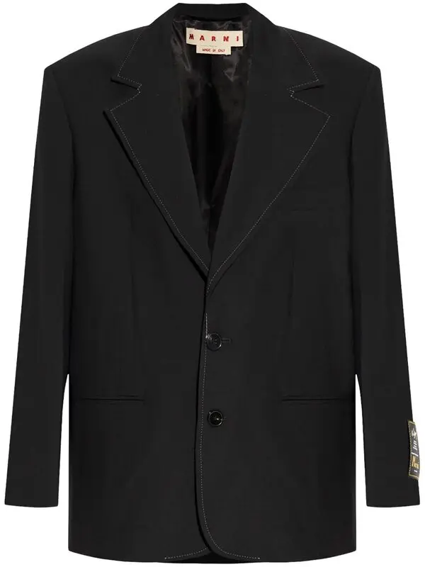 Marni Single-breasted Blazer - Black