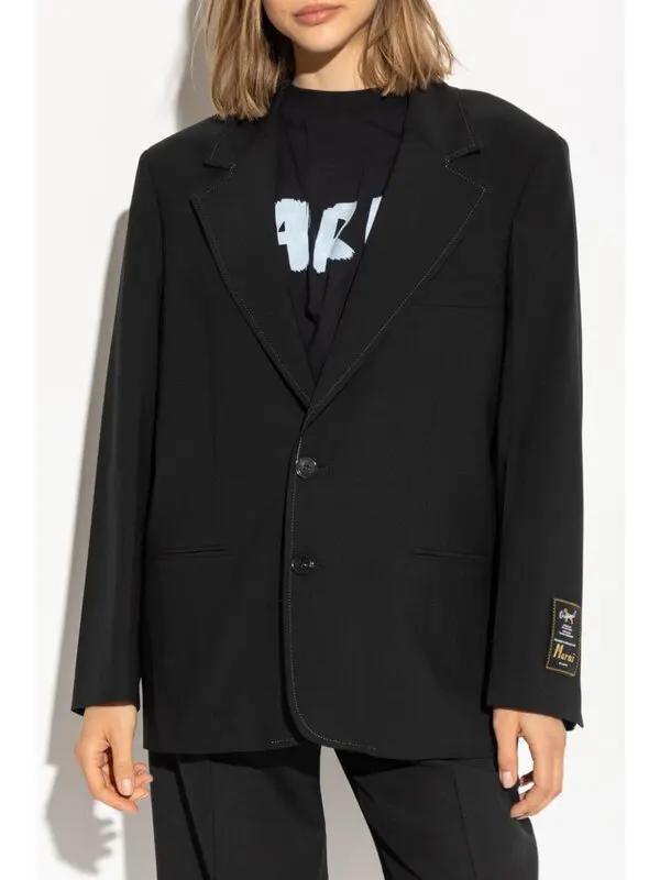 Marni Single-breasted Blazer - Black